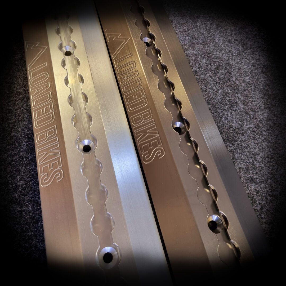 Retrofit L-Track Universal Threshold Rail - Loaded Bikes