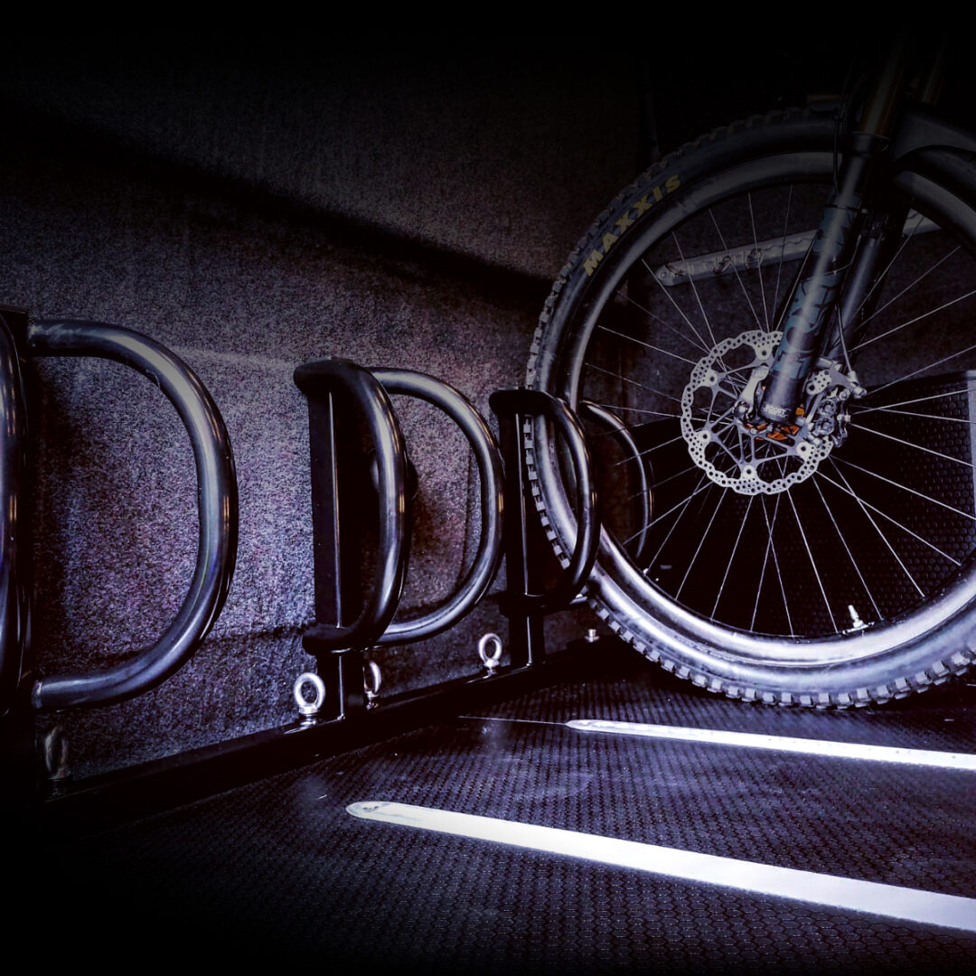 VW Transporter Van Bike Rack - Loaded Bikes