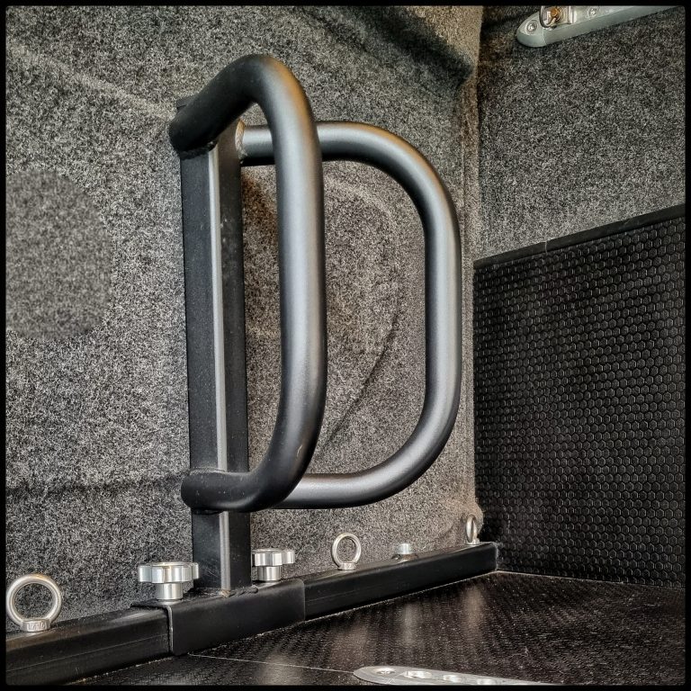 Straight Wheel Chock for Modular Bike Rack - Loaded Bikes